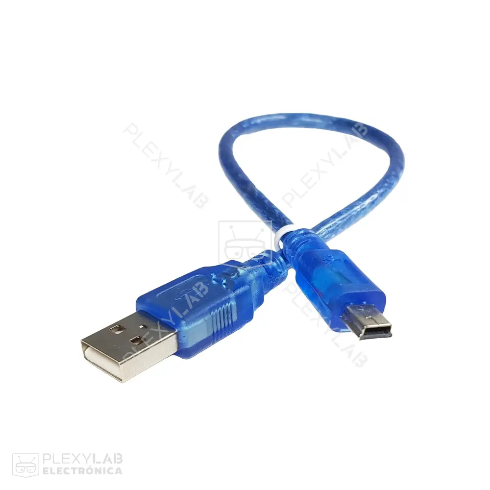 Cable de datos para Arduino Nano, mini USB a USB | PLEXYLAB